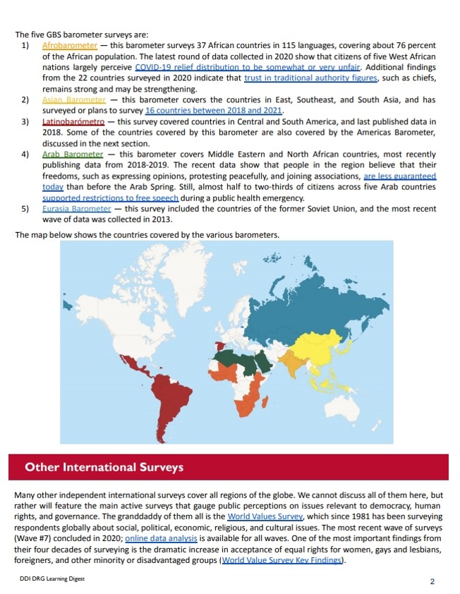 Global Barometer Surveys